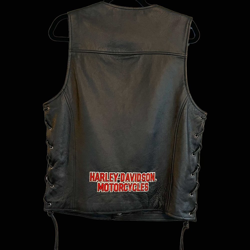 Harley Davidson | Men's Leather Riding Vest - Gem